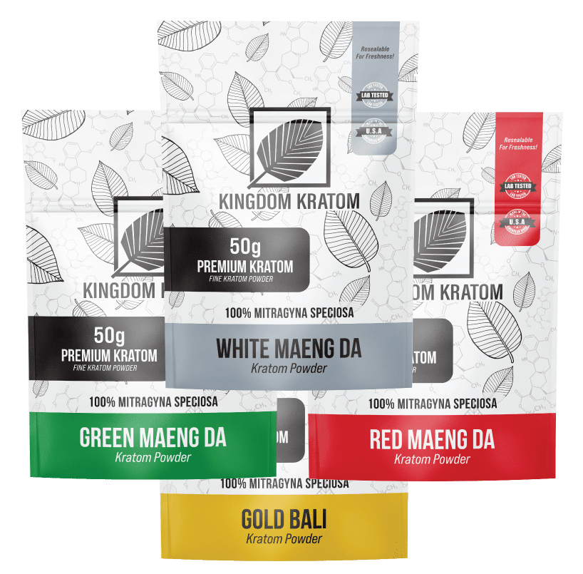 Kingdom Kratom Medium Kratom Powder Sample Pack (4 50g Bags) – cheapvapings